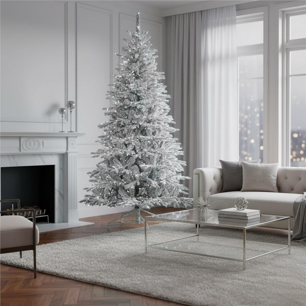 Vianočný stromček Smrek DeLuxe zasnežený 220 cm - Ozon24.sk